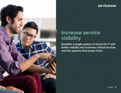 Increase Service Visibility with A Single System of Record Whitepaper ...