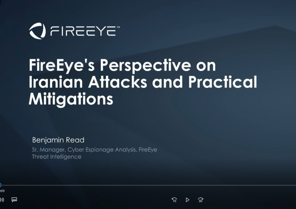 FireEye’s Perspective on Iranian Attacks and Practical Mitigations ...