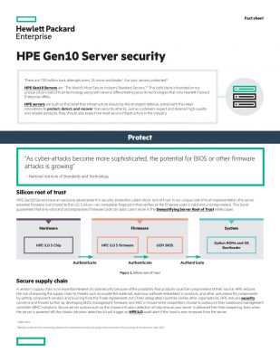 Security Facts for HPE Gen10 Servers Whitepaper | ITsecurity Demand