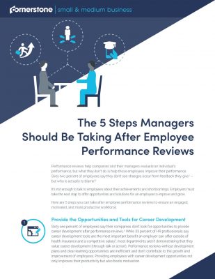 5 Steps Employees Should Be Taking After Employee Performance Reviews ...