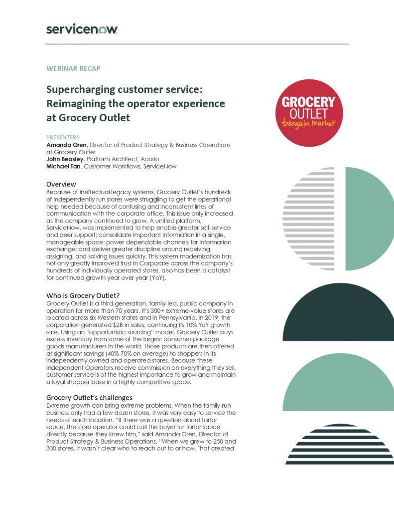 Supercharging customer service: Reimagining the operator experience at ...