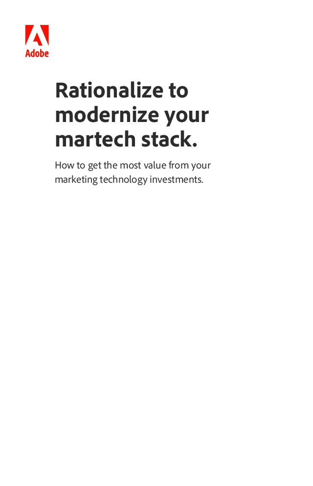 Rationalize to Modernize Your Martech Stack | DemandTalk