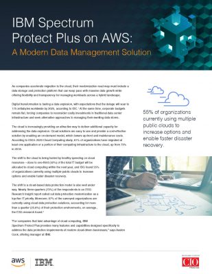 IBM Spectrum Protect Plus on AWS: A Modern Data Management Solution ...