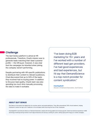 Case study: How Quit Genius generated $4M of pipeline | DemandTalk