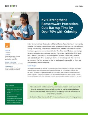 KVH Strengthens Ransomware Protection, Cuts Backup Time by Over 70% ...