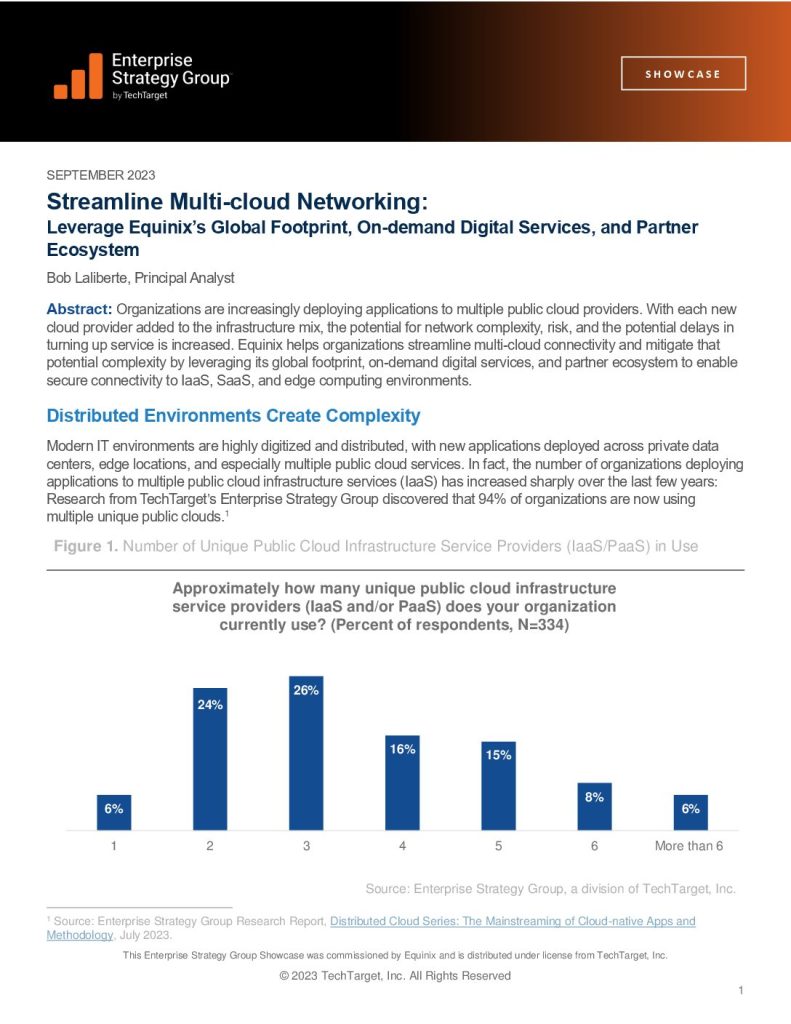 Streamline Multi-cloud Networking: Leverage Equinix’s Global Footprint, On-demand Digital ...