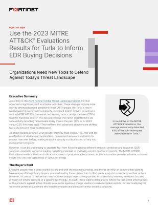 Use the 2023 MITRE ATTCK® Evaluations Results for Turla to Inform EDR ...