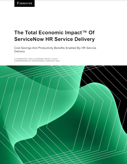 The Total Economic Impact(tm) of ServiceNow HR Service Delivery ...