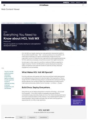 Everything You Need to Know about HCL Volt MX | DemandTalk