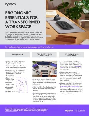 Ergonomic essentials for a transformed workspace | DemandTalk
