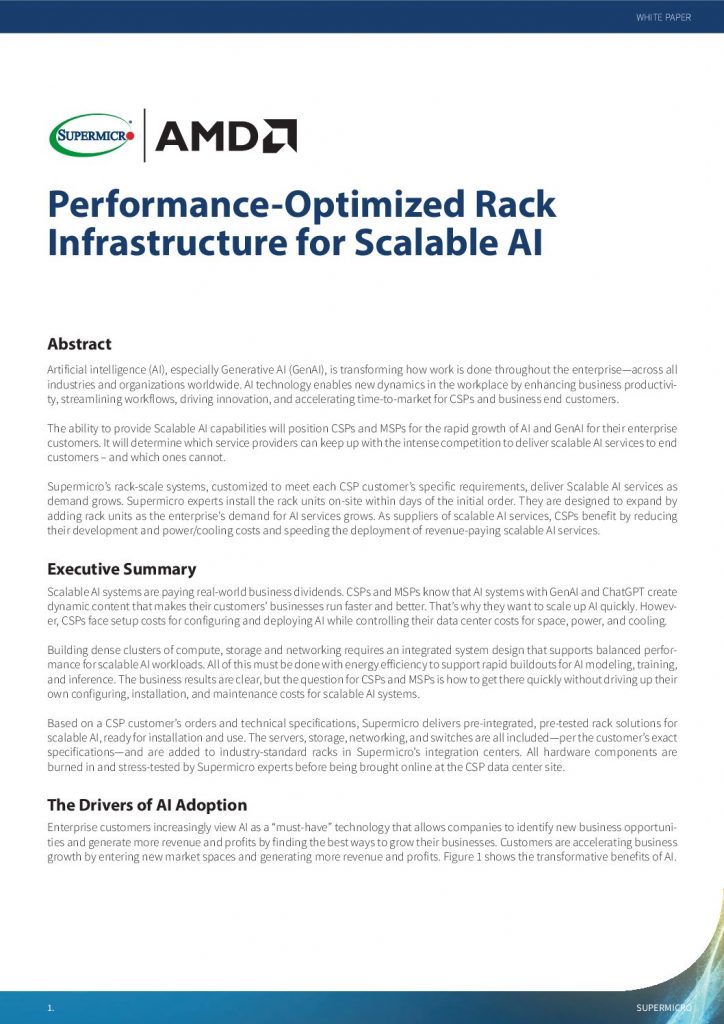 Performance-Optimized Rack Infrastructure for Scalable AI | DemandTalk