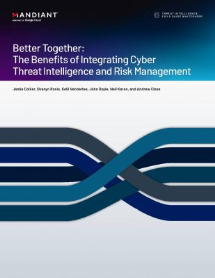Better Together: The Benefits of Integrating Cyber Threat Intelligence ...