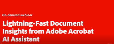 Lightning-Fast Document Insights from Adobe Acrobat AI Assistant ...