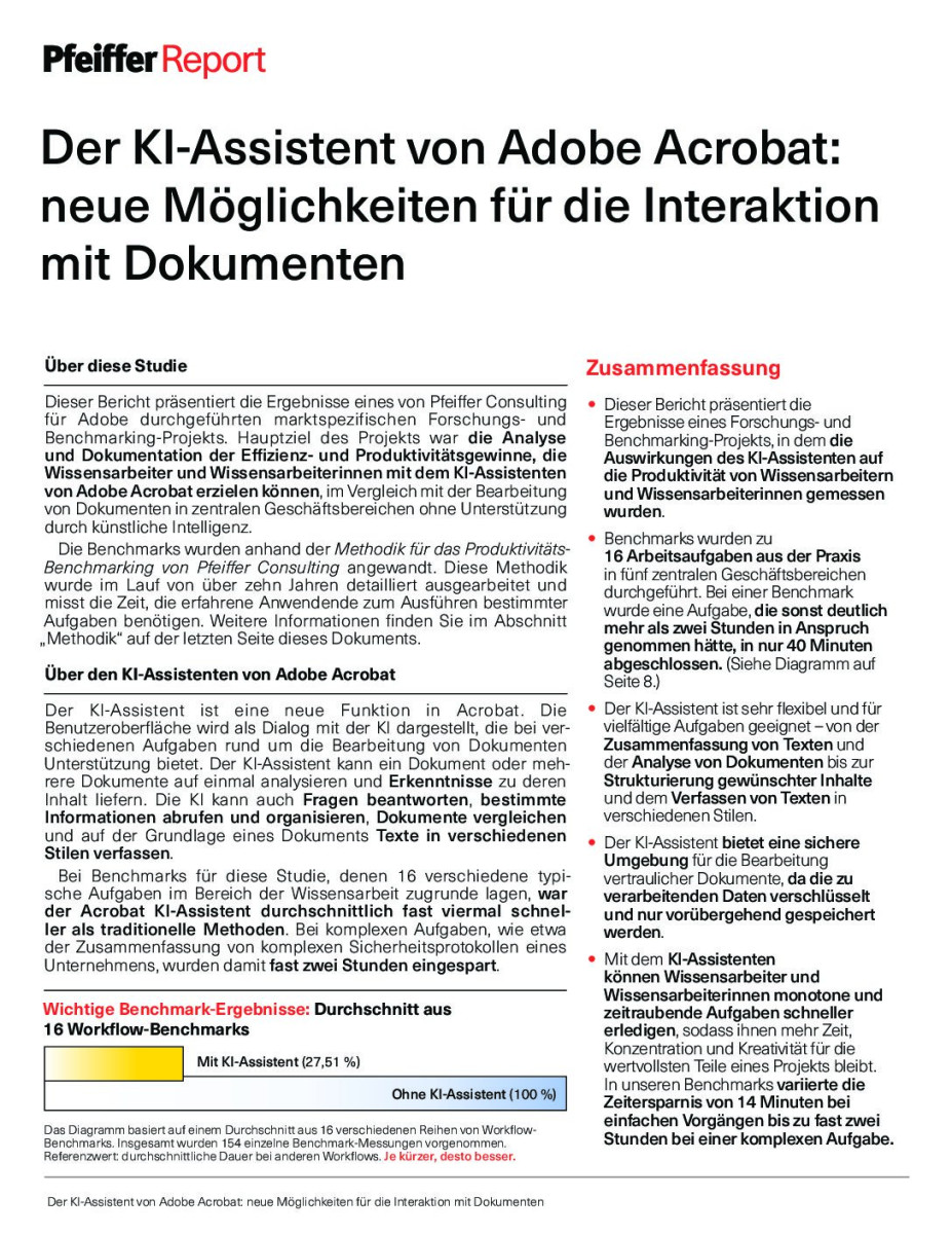 Adobe Acrobat AI Assistant erfindet die Produktivität für ...