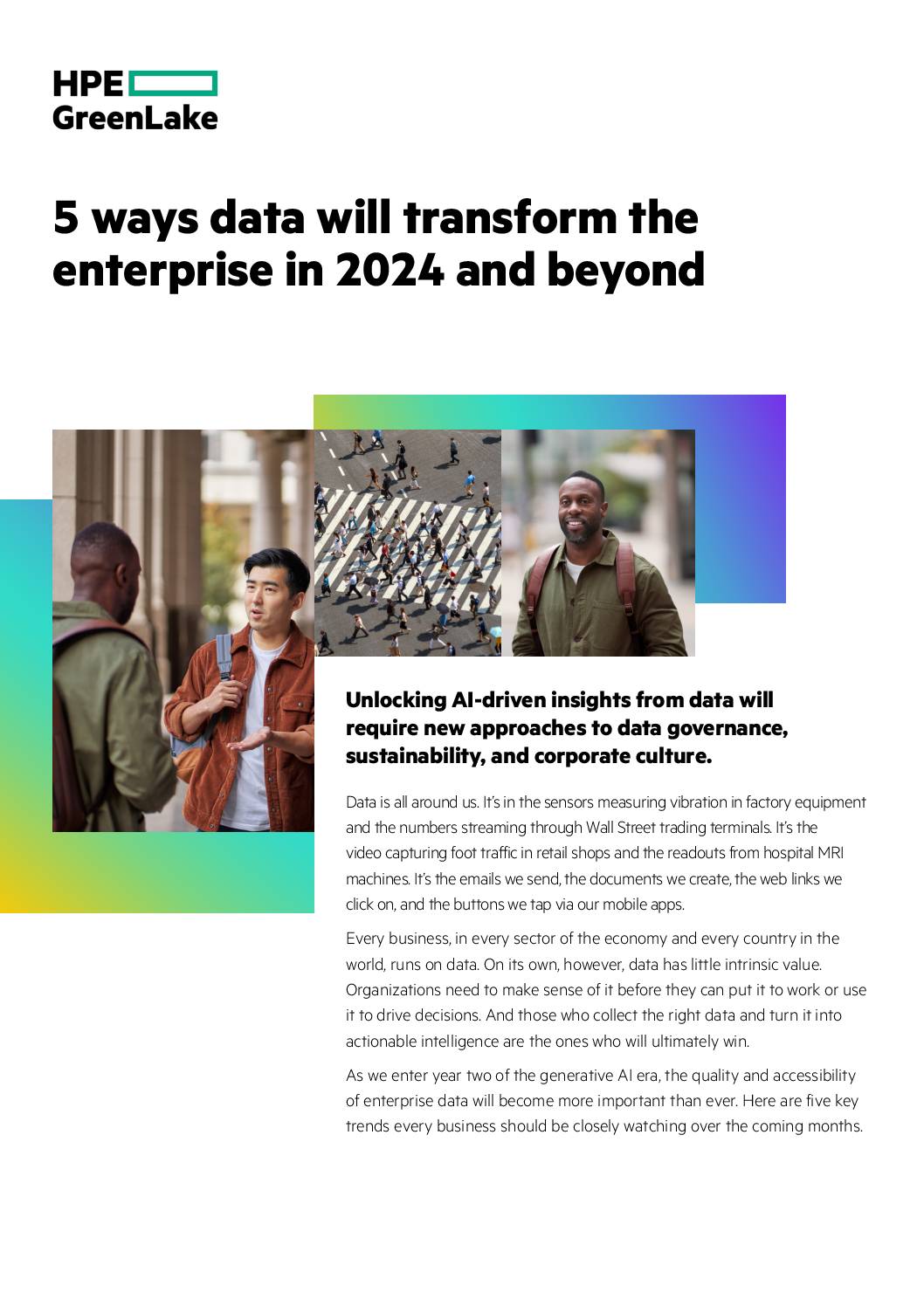 5 ways data will transform the enterprise in 2024 and beyond | DemandTalk