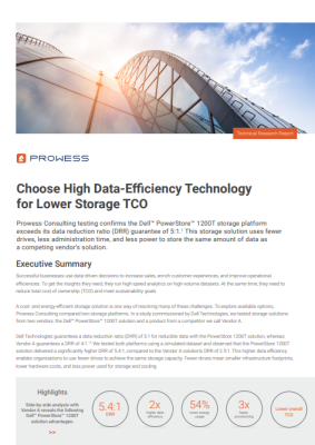 Choose High Data-Efficiency Technology for Lower Storage TCO | DemandTalk
