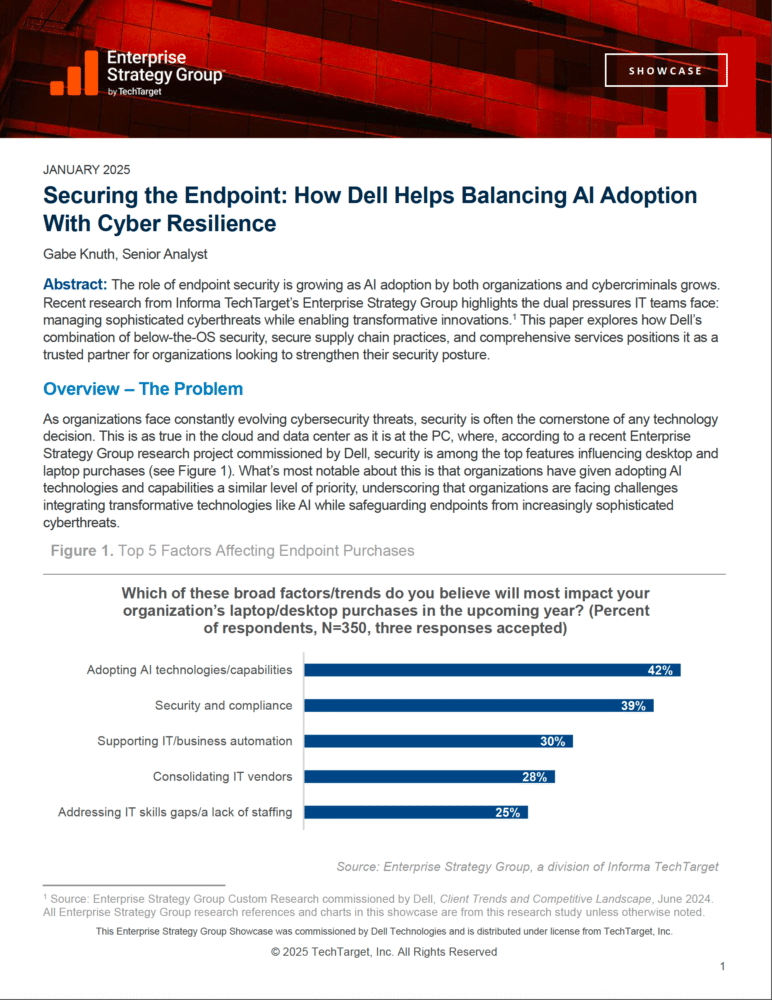 Securing the Endpoint: How Dell Helps Balancing AI Adoption With Cyber Resilience | DemandTalk
