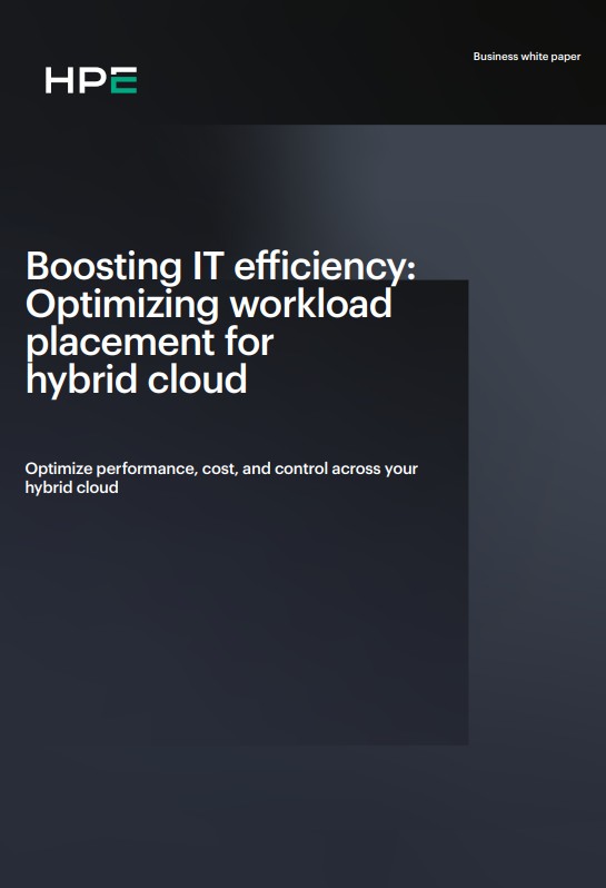 Boosting IT efficiency – Optimizing workload placement for hybrid cloud ...