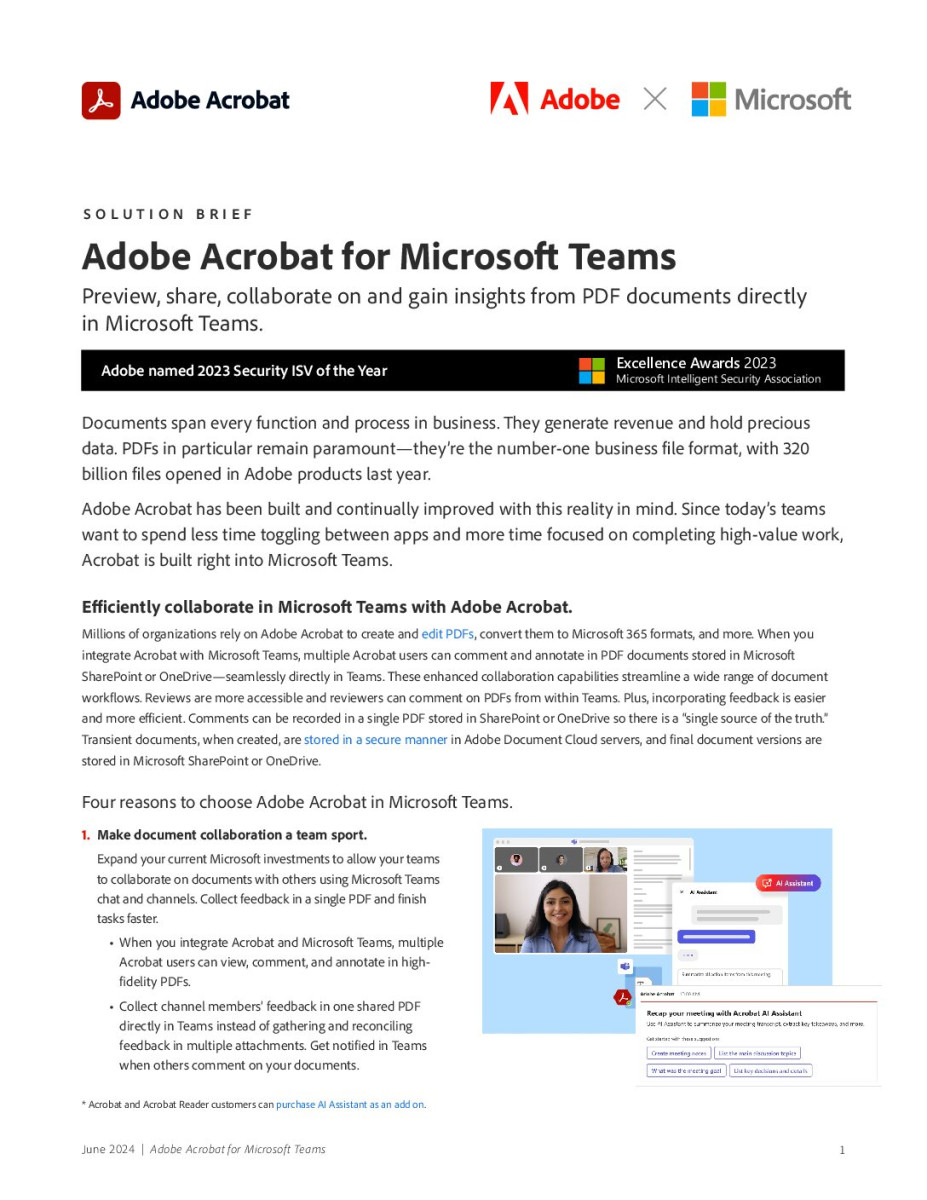 AI Assistant for Microsoft Teams Solution Brief | DemandTalk