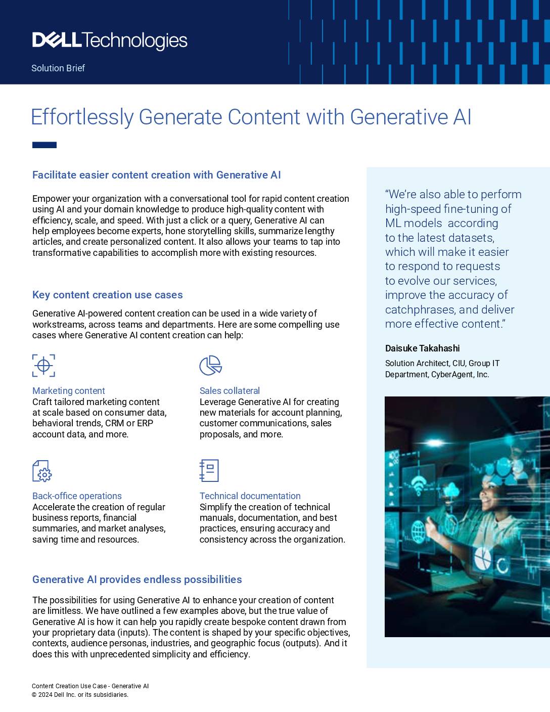 Effortlessly Generate Content with Generative AI | DemandTalk